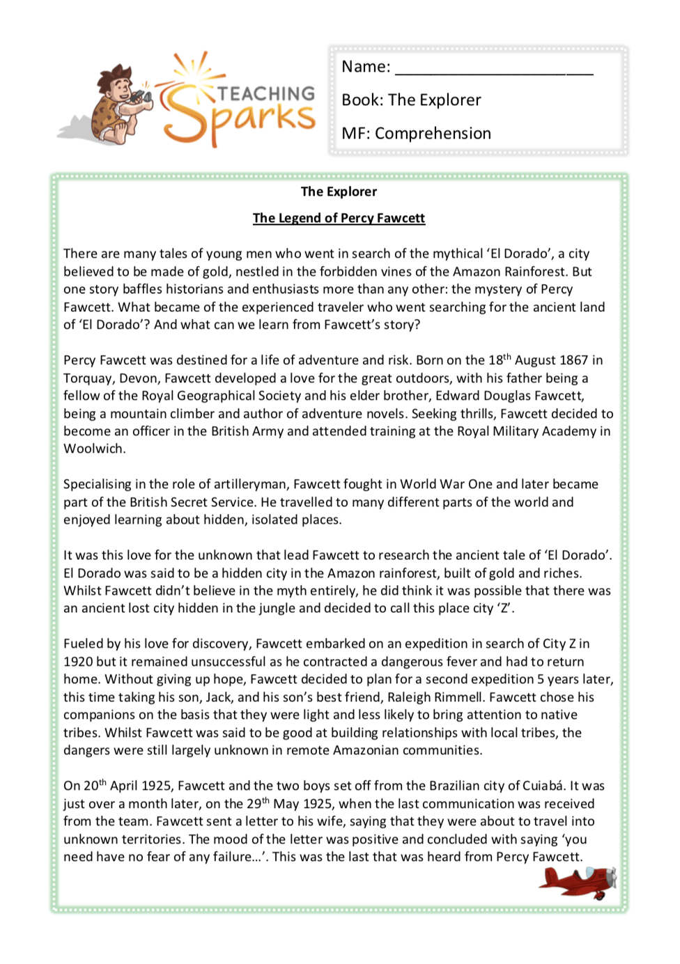 The Explorer Teaching Pack | Upper KS2 Literacy Planning (Year 5 & 6)