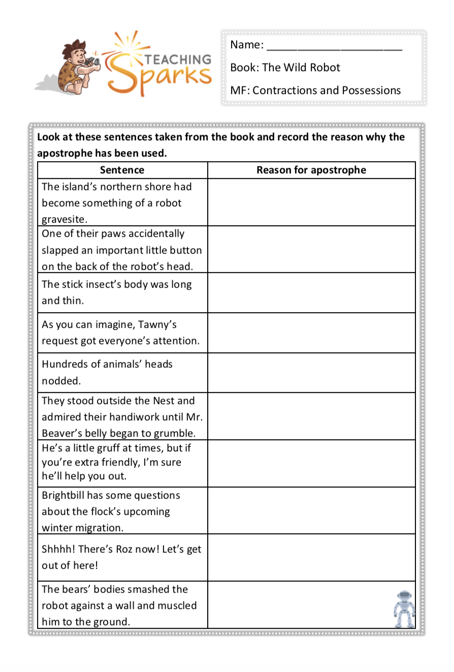 The Wild Robot | Literacy Lesson Ideas | Activities and Resources KS2