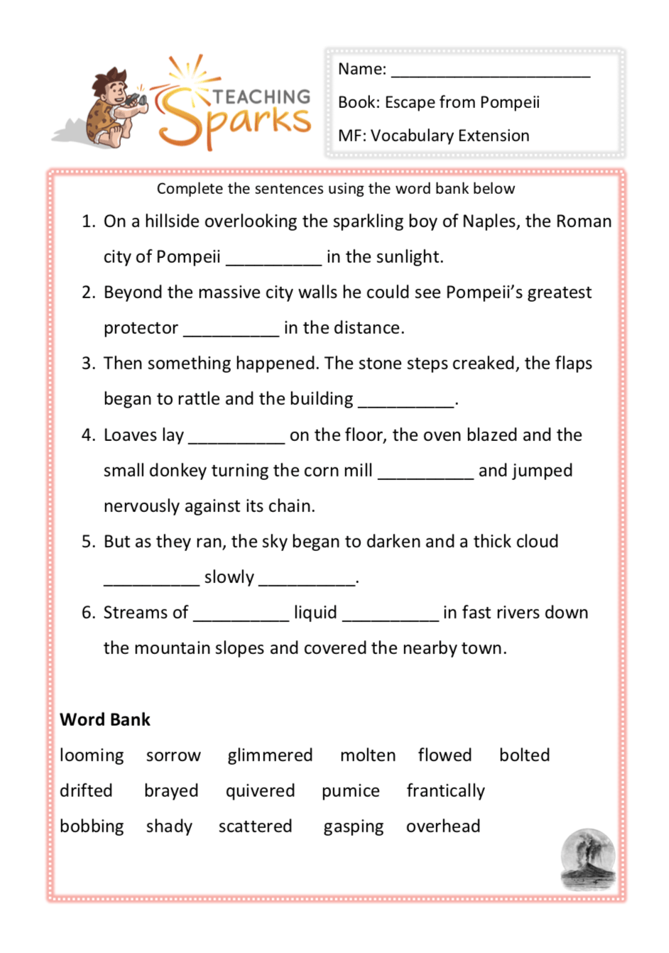 Escape from Pompeii | Activities and Resources KS2