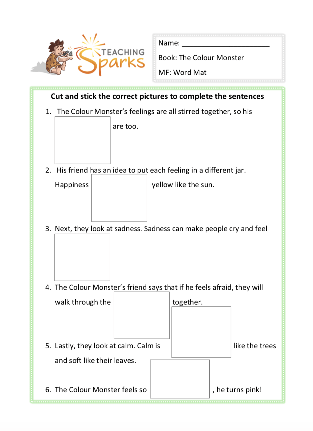 The Colour Monster | KS1 Resources | PowerPoint | Year 1 | Year 2 ...