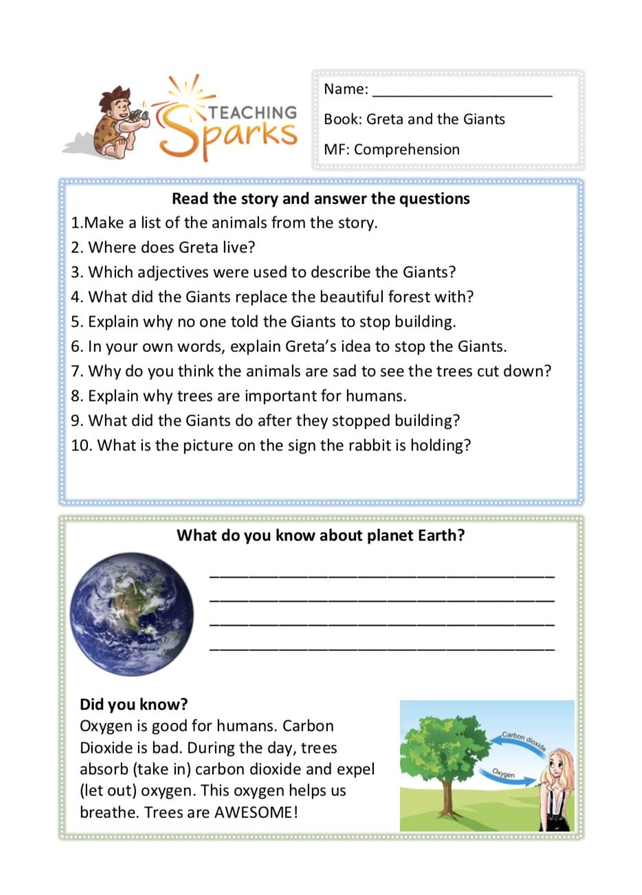 Greta and the Giants - KS1/LKS2 KS1 | KS2 | Reading and Literacy Resources