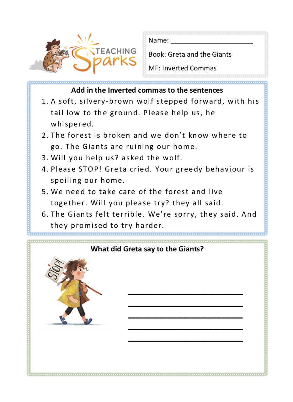 Greta and the Giants - KS1/LKS2 KS1 | KS2 | Reading and Literacy Resources
