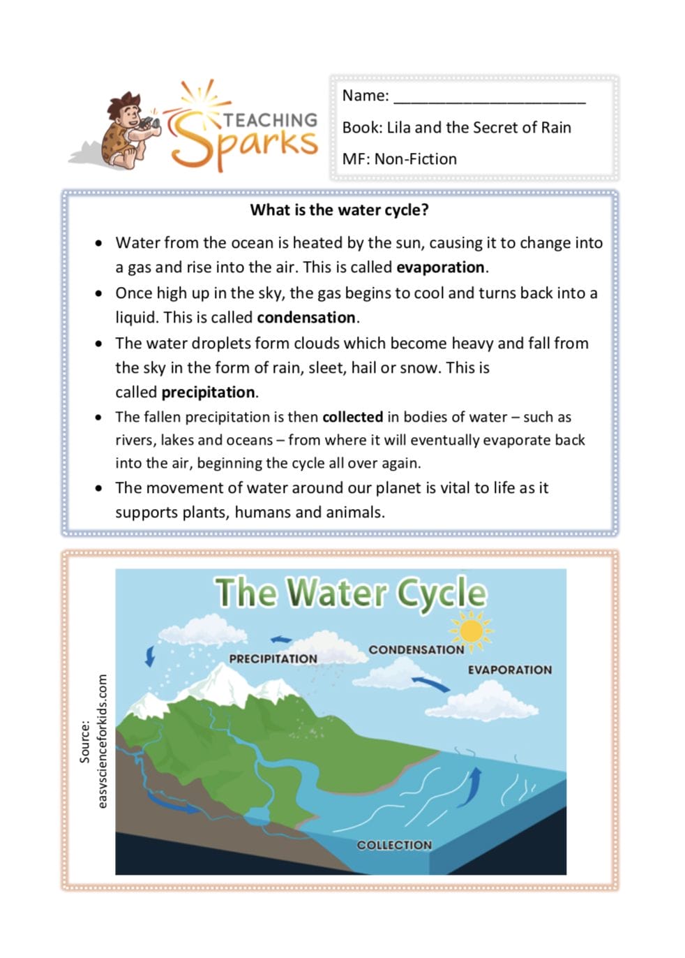 Lila and the Secret of Rain | KS1 Literacy Resources for Year 1 & 2