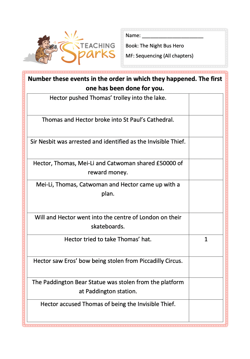 The Night Bus Hero | Whole Class Reading Resources | KS2 Teaching